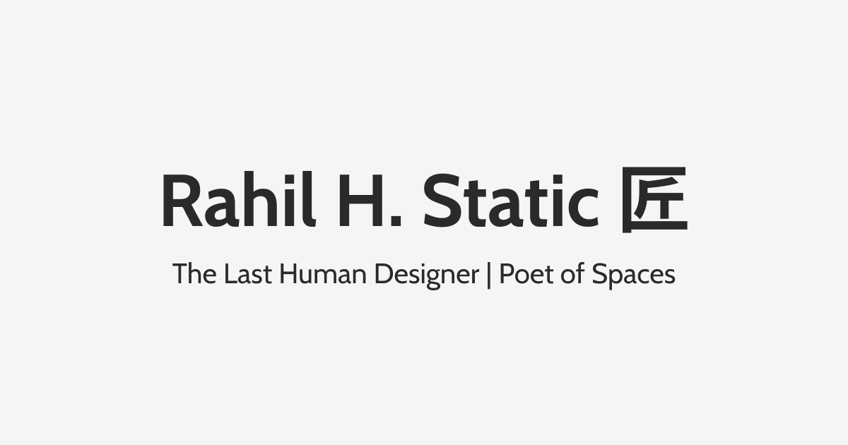 Rahil H. Static
